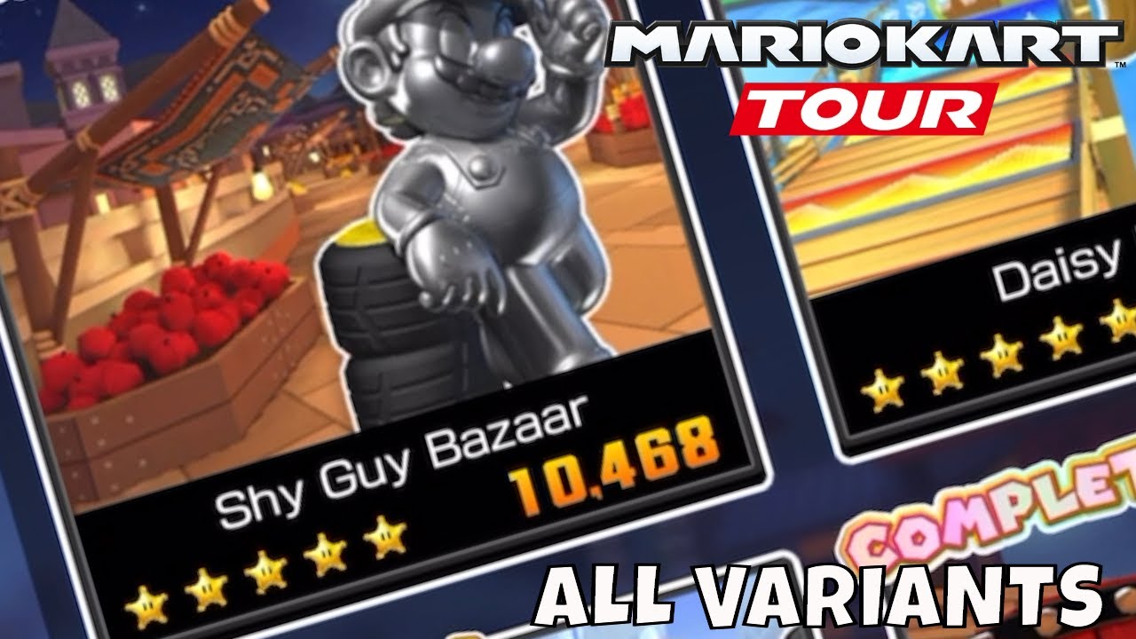 3DS Shy Guy Bazaar ALL VARIANTS in Mario Kart Tour - Ninja Tour 2023 # ...