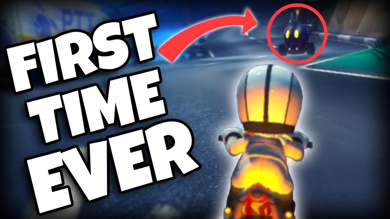 Being the first person to ever hit a Bob-omb Car in Mario Kart 8 Deluxe ...