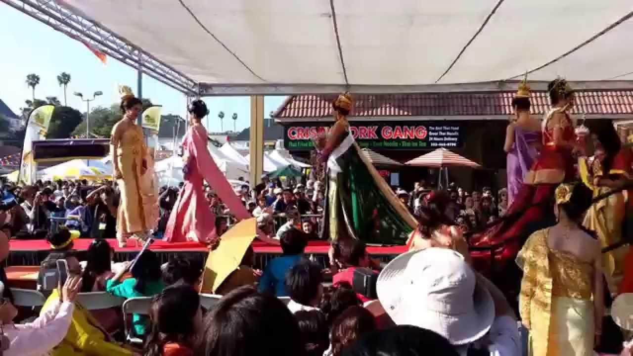 Traditional Beauty Pageant, Songkran Festival. - YouTube