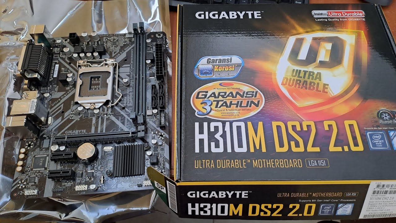 Review motherboard Gigabyte H310M DS2 Ram DDR4 sangat recomendasi - YouTube