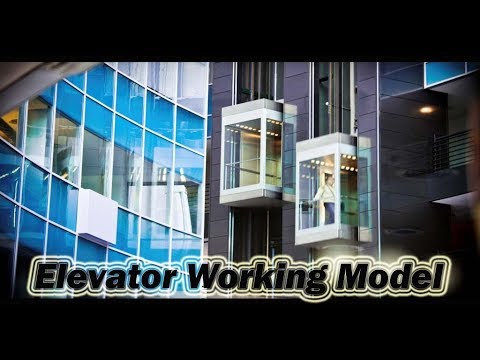 Working model of elevator - YouTube