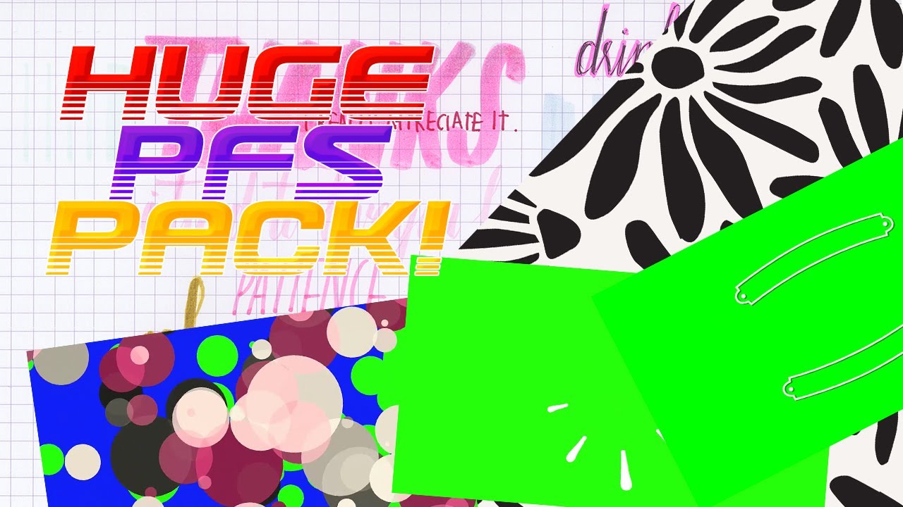 HUGE PFS PACK Titles,Transitions,Overlays - YouTube