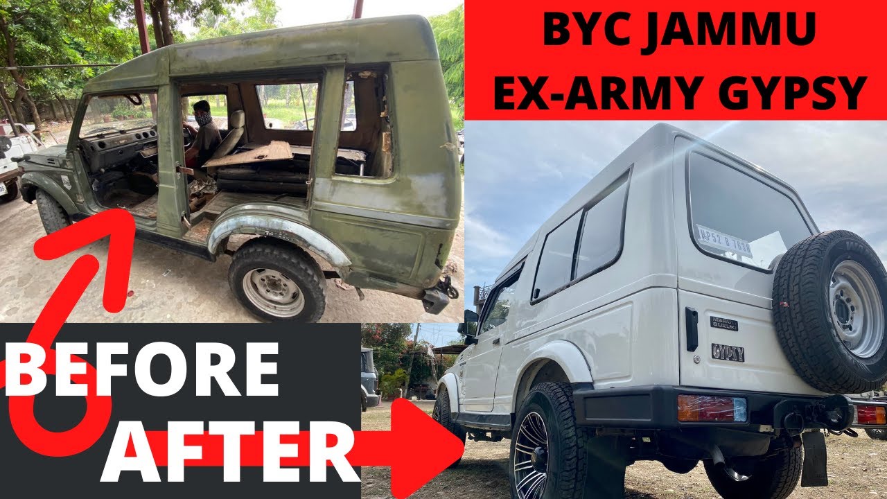 EX-ARMY GYPSY | BASIC RESTORATION | BYC JAMMU - YouTube