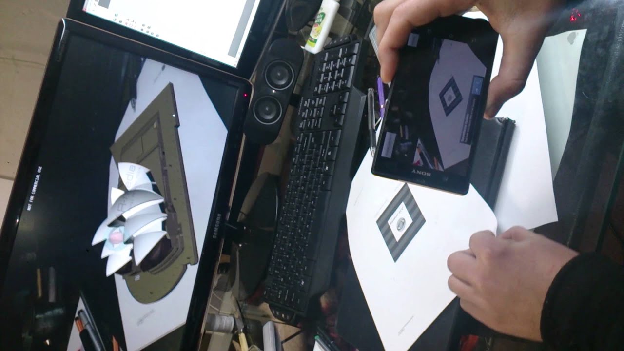 Augmented Reality on sketchup - YouTube