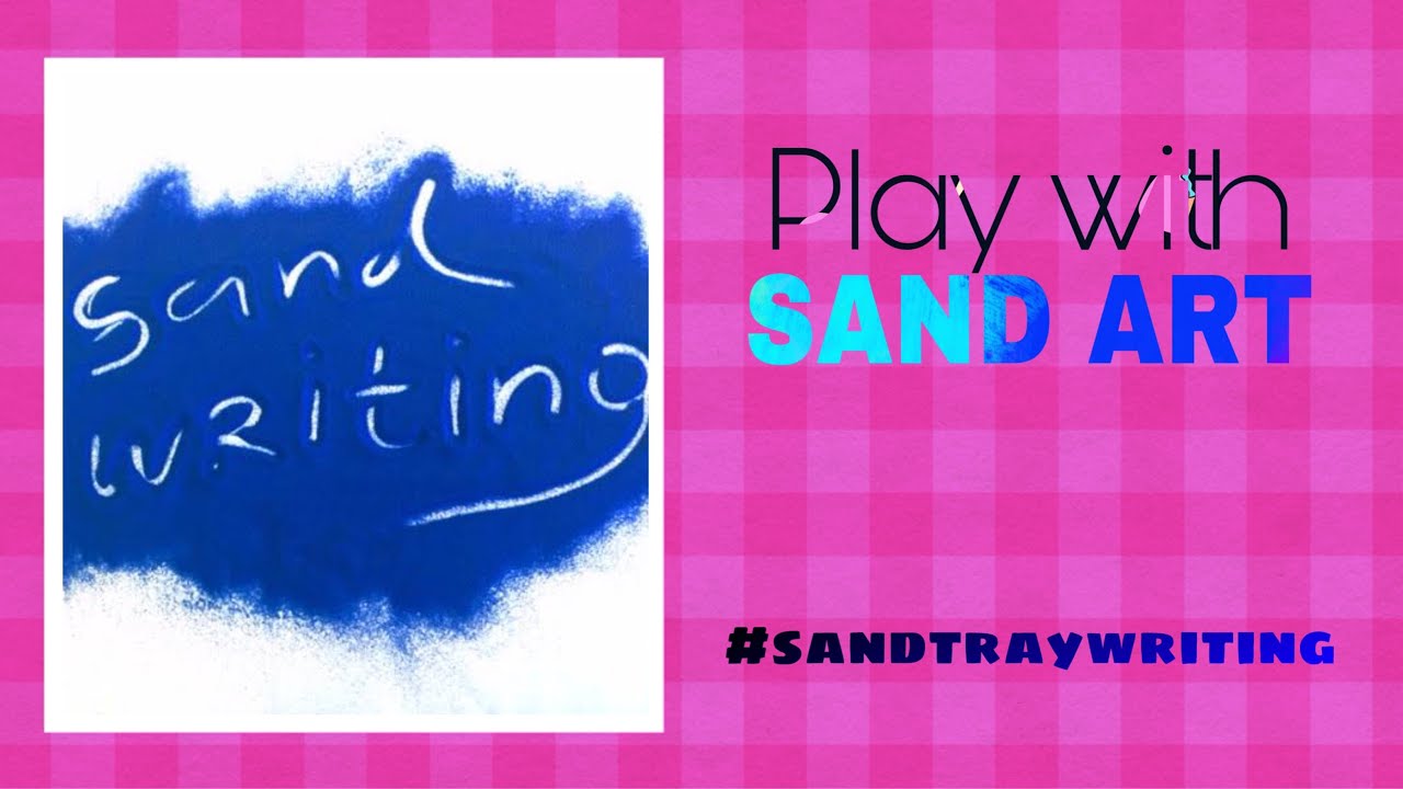 Play with SAND ART #sandtraywriting writing-in-the-sand activity - YouTube
