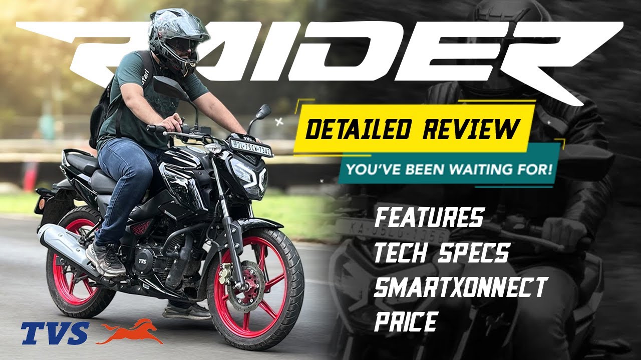 TVS Raider 125 iGo | Detailed Review | Test Ride 2025 - YouTube