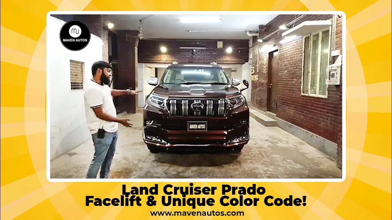 Land Cruiser Prado Facelift & Unique Color Code! - YouTube