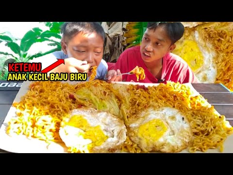KLARIVIKASI | Mukbang bareng anak kecil baju biru viral | Bikin shok cerita anak ini