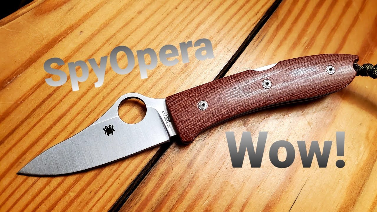 Spyderco SpyOpera First Impressions - YouTube