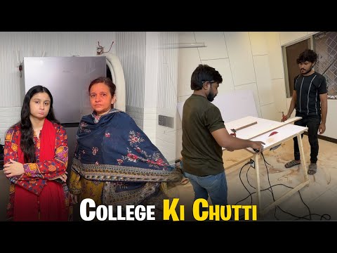 Fariha ne college ki chutti karli mama ko gussa agaya😳| Finally room ka kaam start hogaya😍