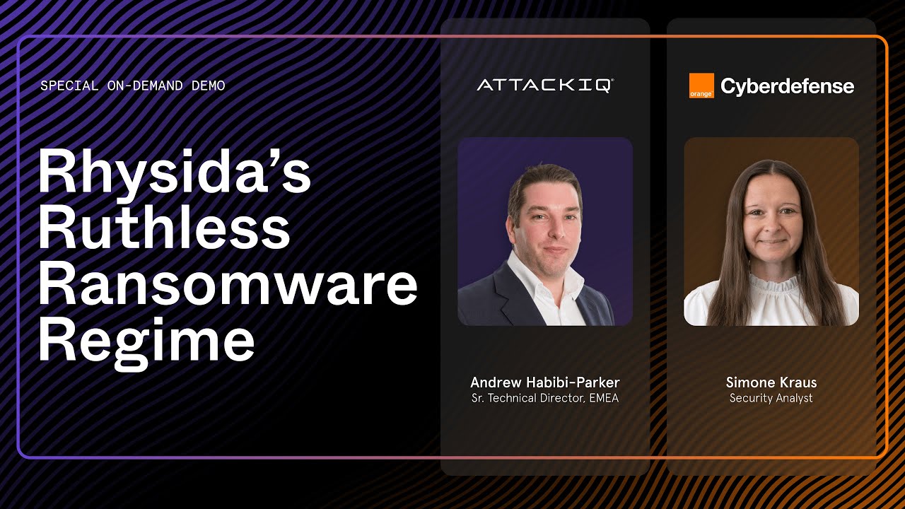Rhysida’s Ruthless Ransomware Regime - YouTube