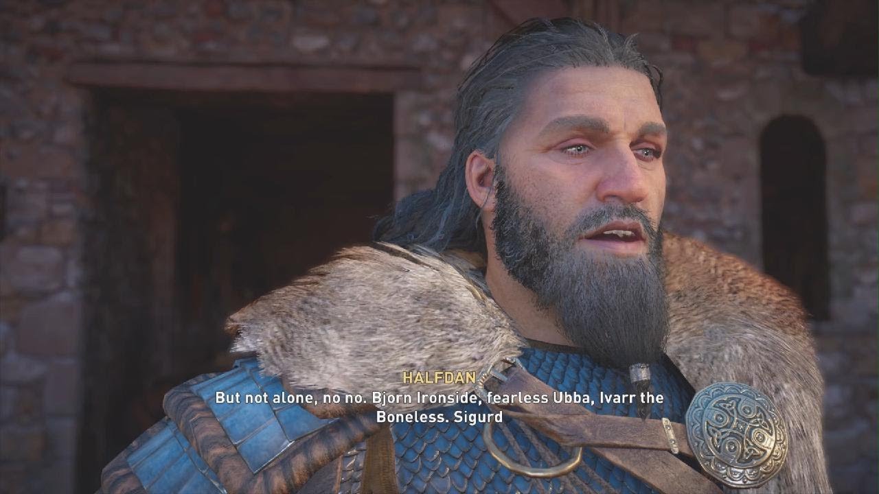 Halfdan Speaks of Bjorn Ironside and his brothers 🍂 - YouTube