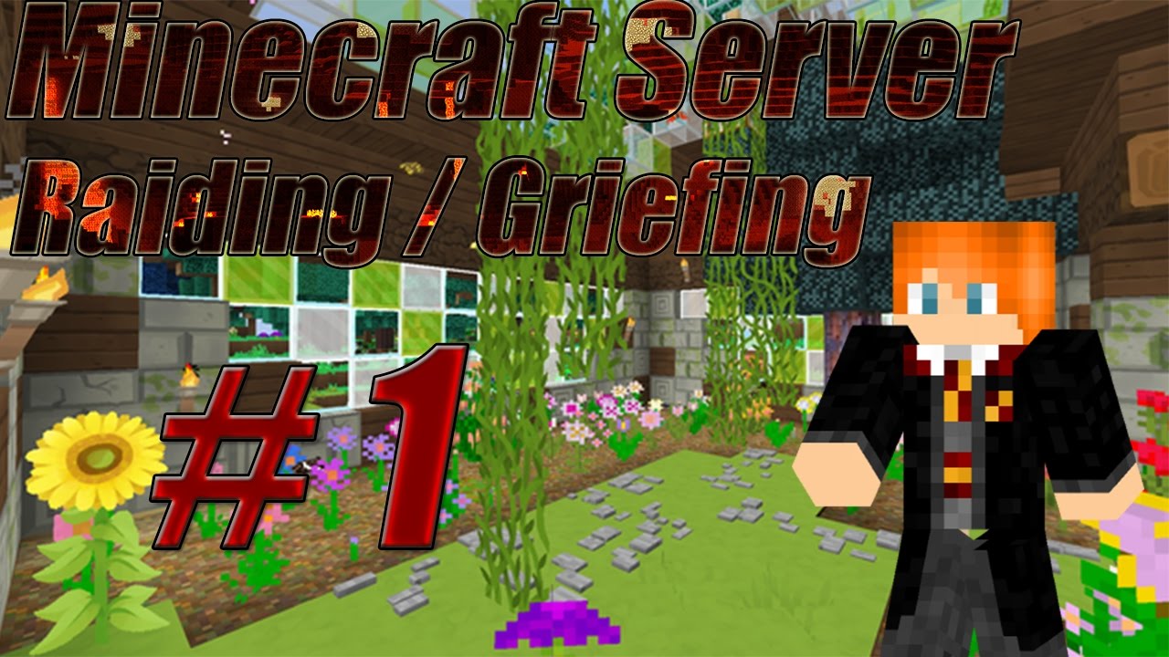 Minecraft Server Griefing/Hacking/Raiding - YouTube