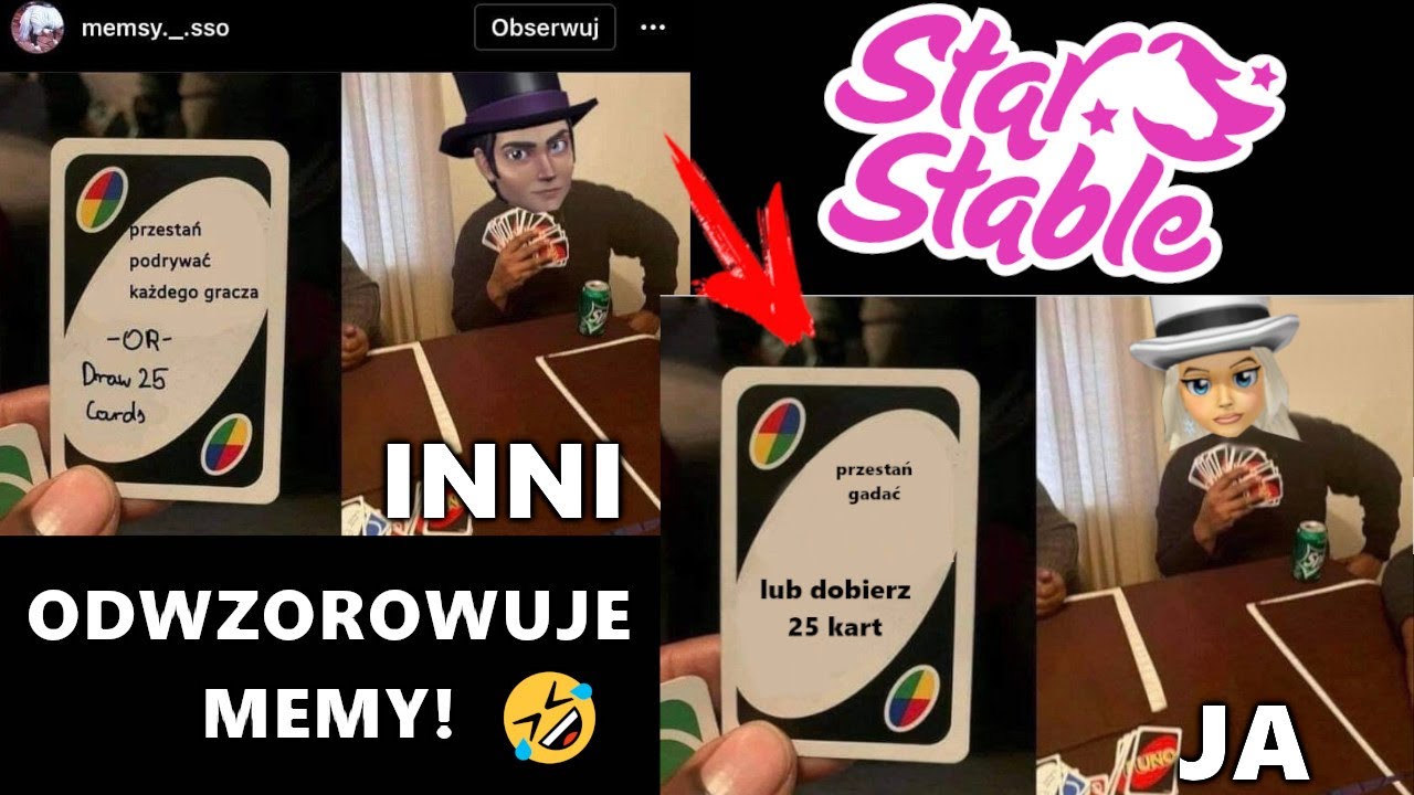 ODWZOROWUJE MEMY ZE STAR STABLE ONLINE! - YouTube