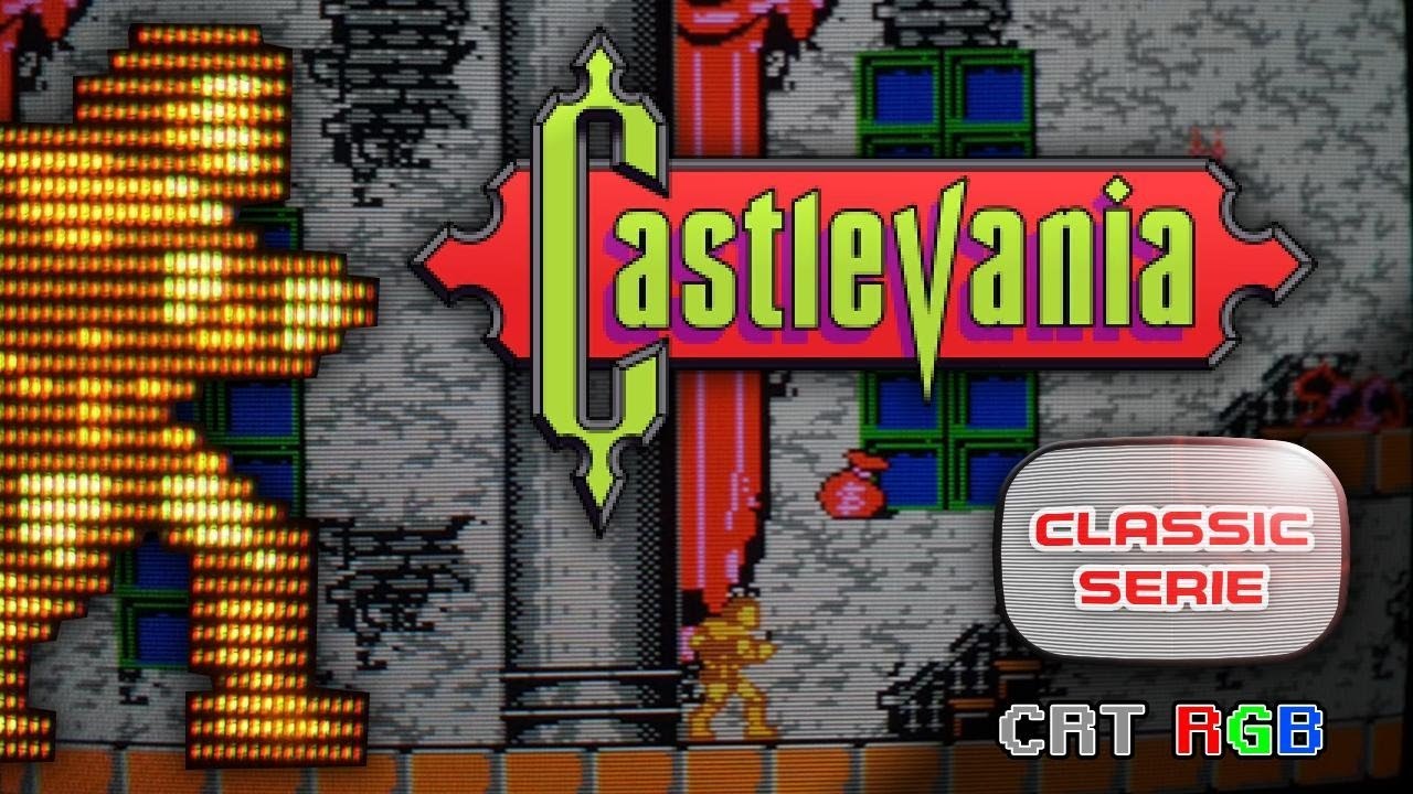 Classic Serie : Castlevania (CRT Play Famicom Titler) - YouTube