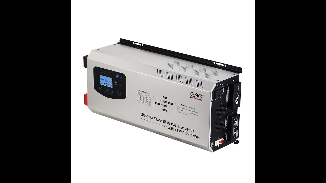 FTS series hybrid solar inverter - YouTube