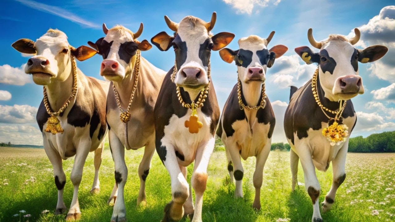 FUNNY COW DANCE 46 │ Big Cow & Animal Song 🐄 Laugh with Cows! - YouTube