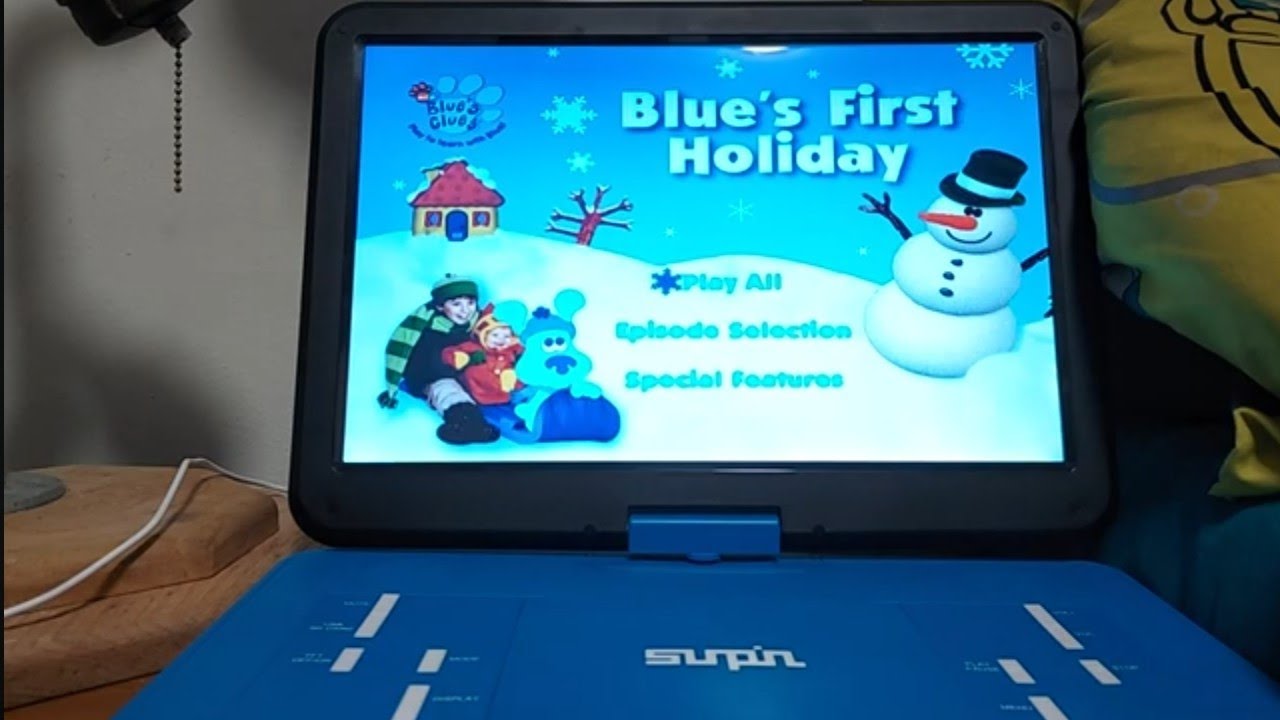 Menu Walkthrough Of Blue's Clues: Blue's First Hoilday DVD From 2003🎄 ...