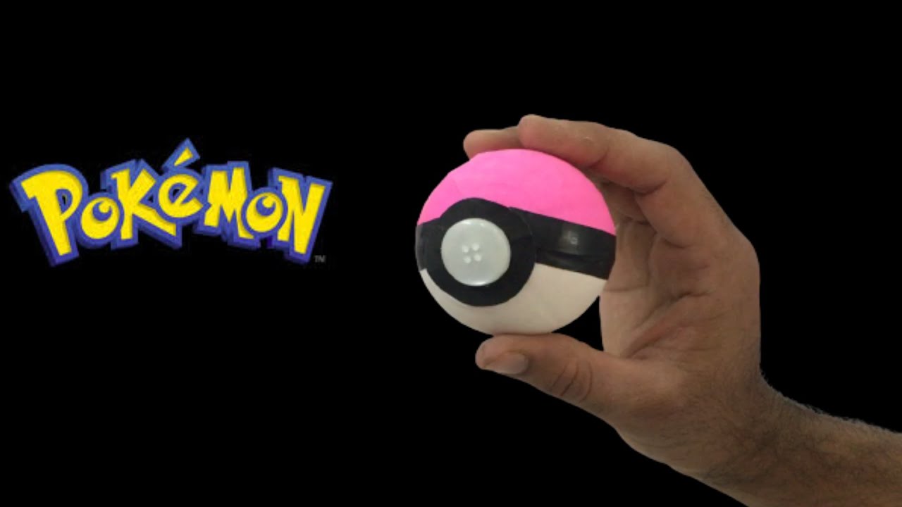 Pokemon, How to make pokeball, how to make real pokeball, Homemade ...