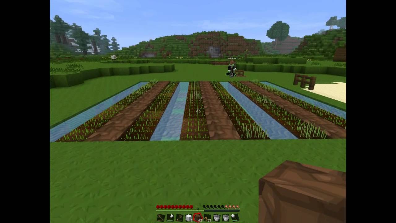 Lets play Minecraft #7 [Ein kleines Feld bauen] - YouTube