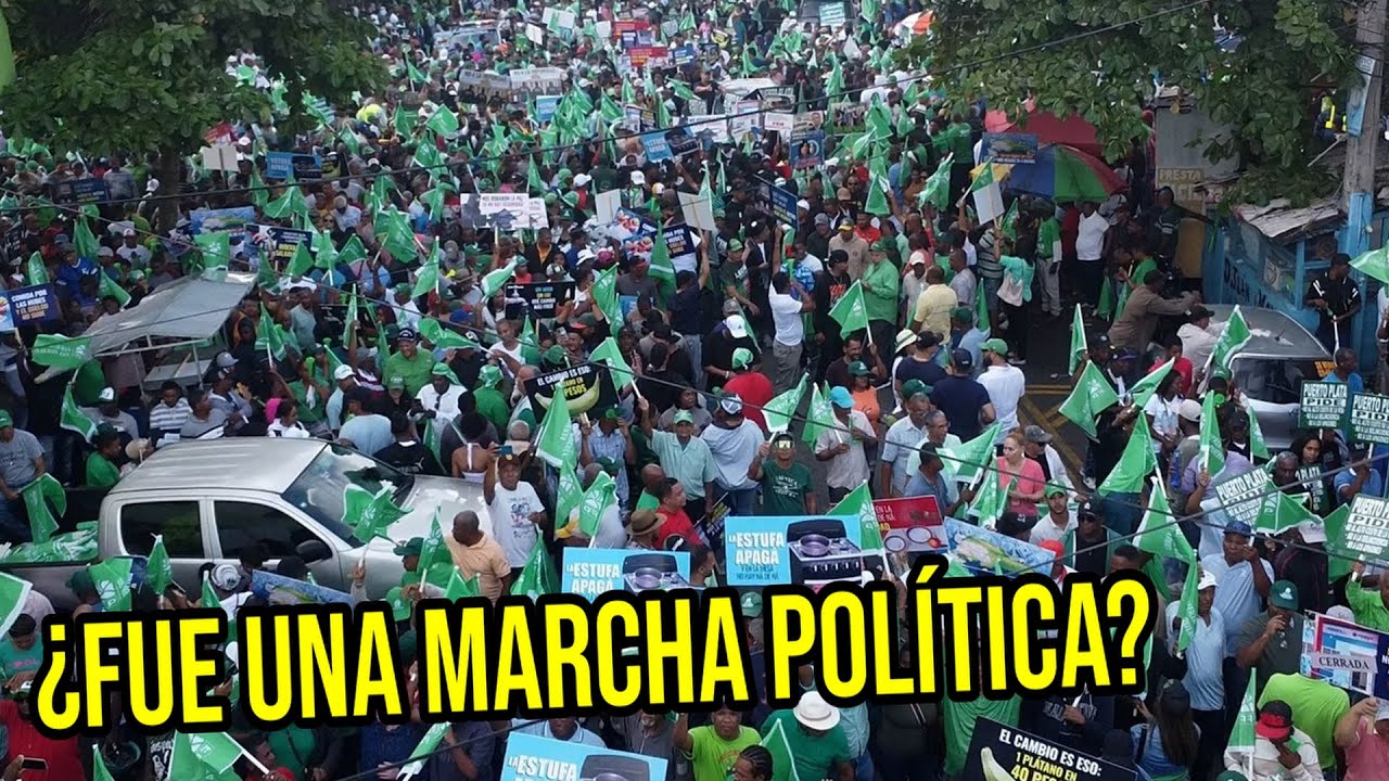 ¿MARCHA POLÍTICA O CIVILISTA? LA VERDAD ES QUE ASISTIÓ MUCHA GENTE ...
