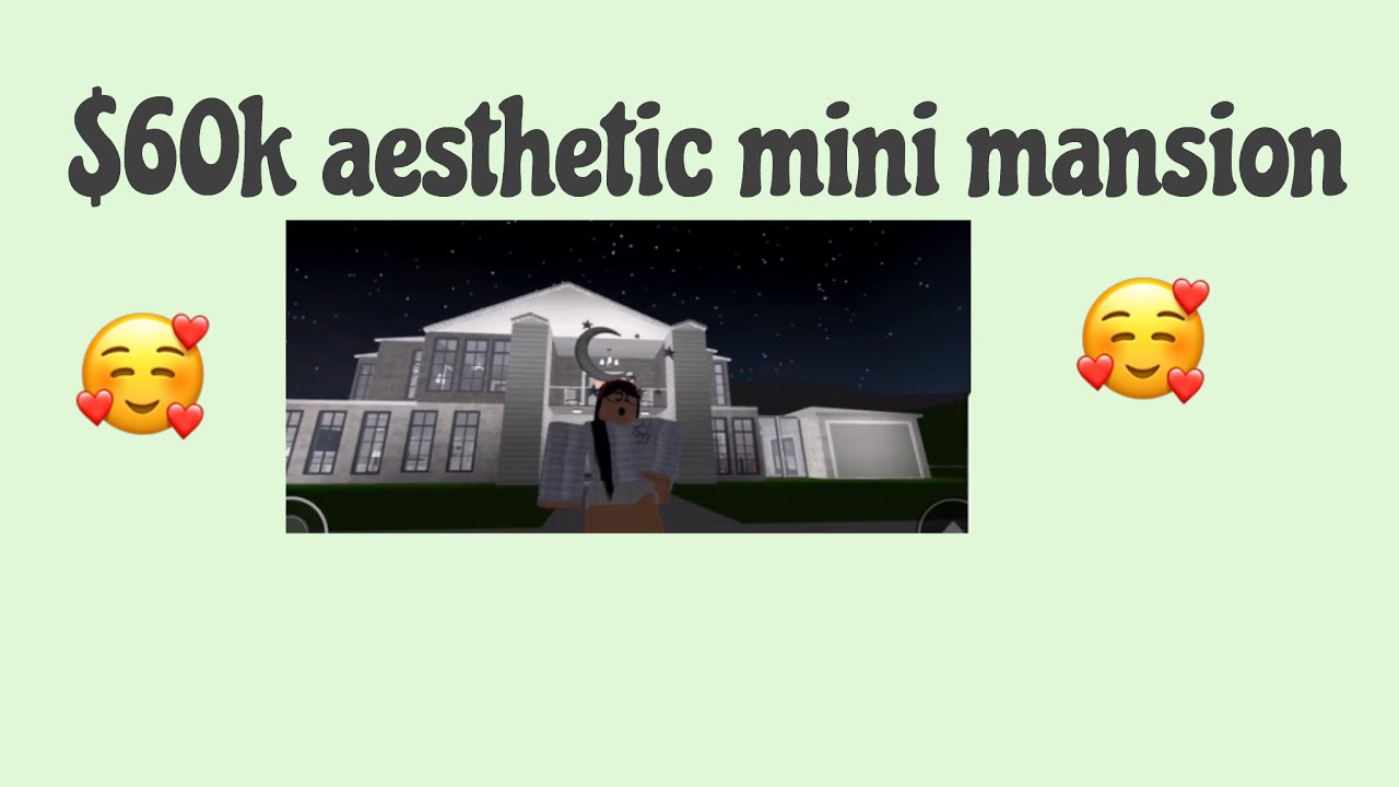 $60k aesthetic mini mansion| speed build|no advanced placement - YouTube