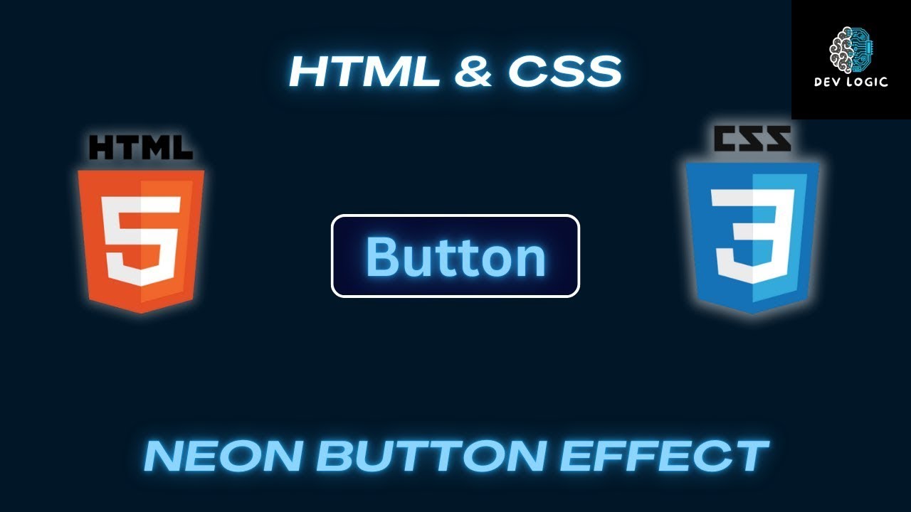 Create A Stunning Neon Button With Html And Css Quick Tutorial Youtube