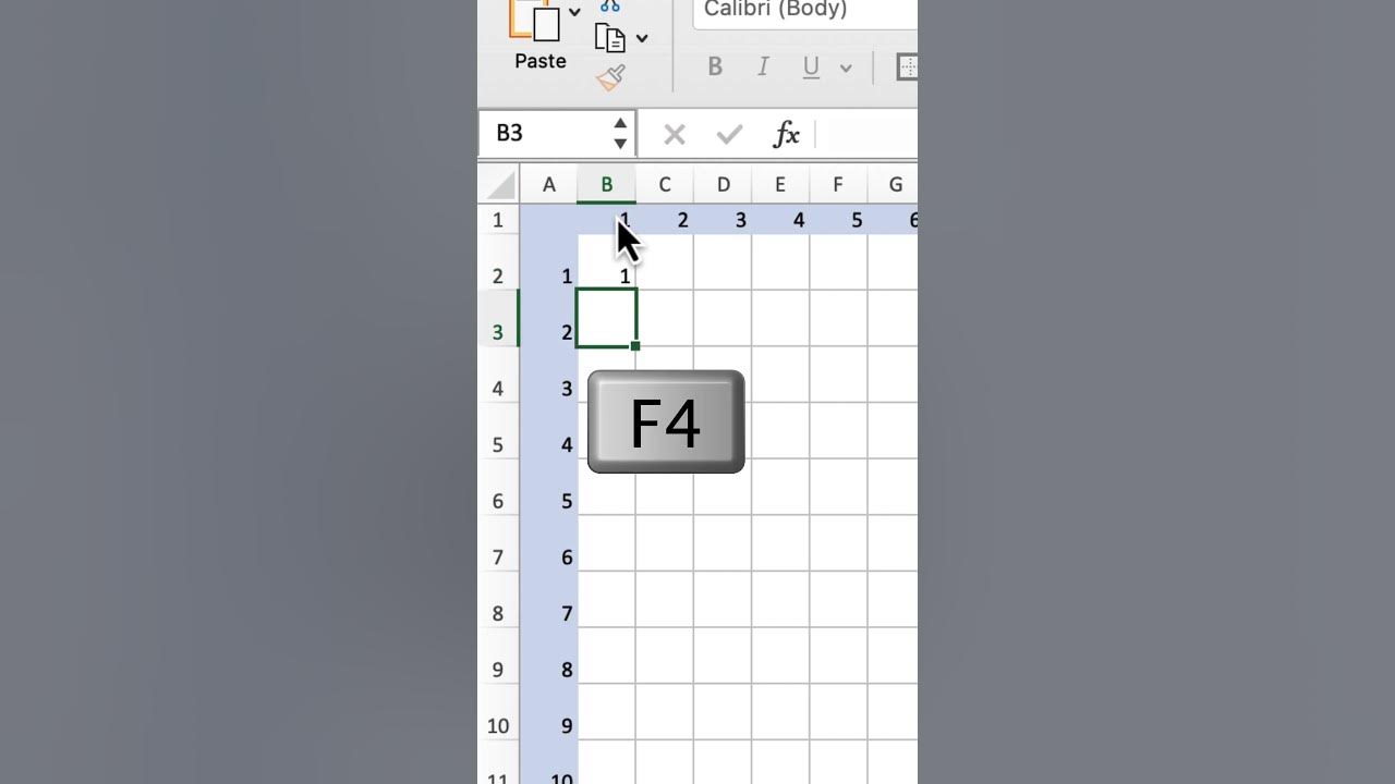 Excel Times Tables Made Easy Excelshorts Exceltip Exceltutorial Youtube
