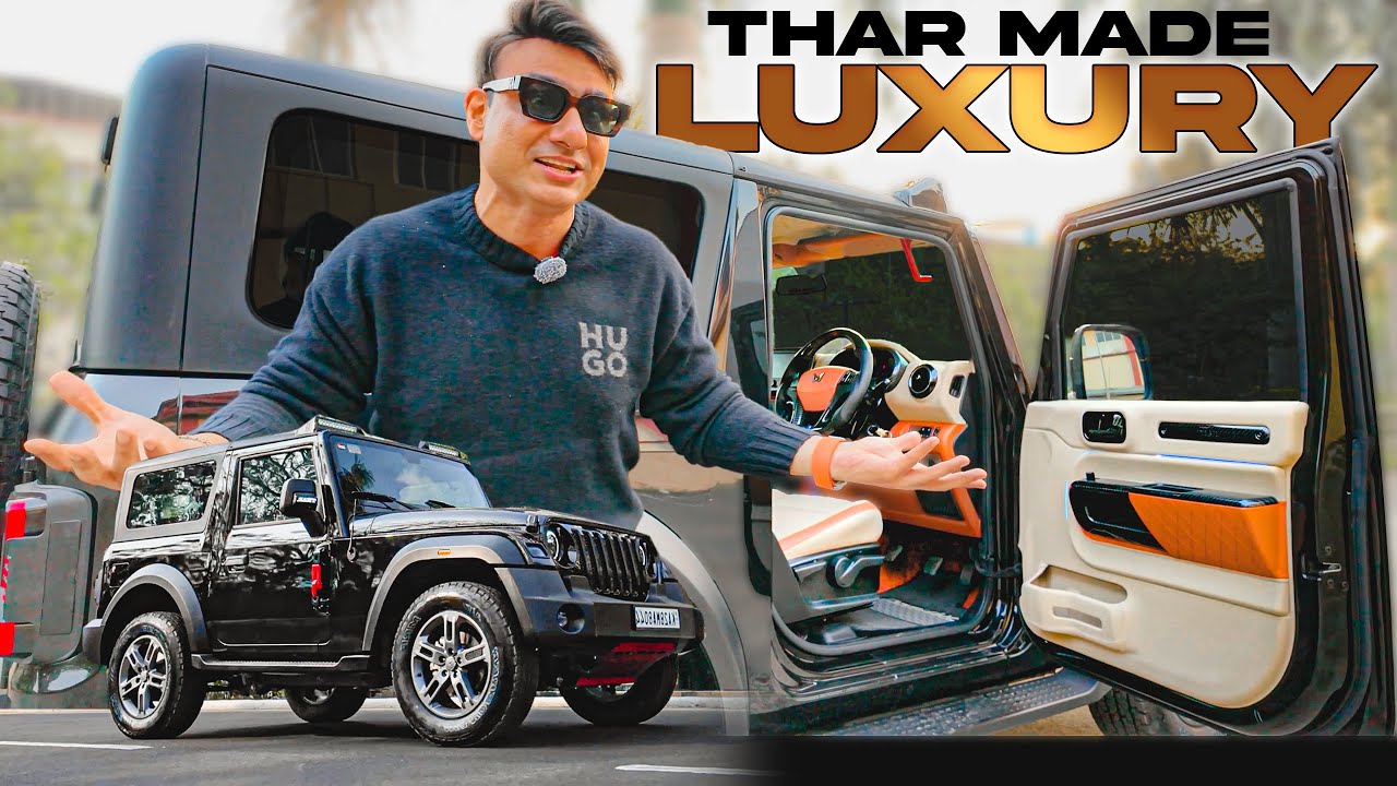 MAHINDRA THAR 2025 WITH THE MOST LUXURIOUS INTERIOR IN INDIA!!!🔥😳| DUAL ...