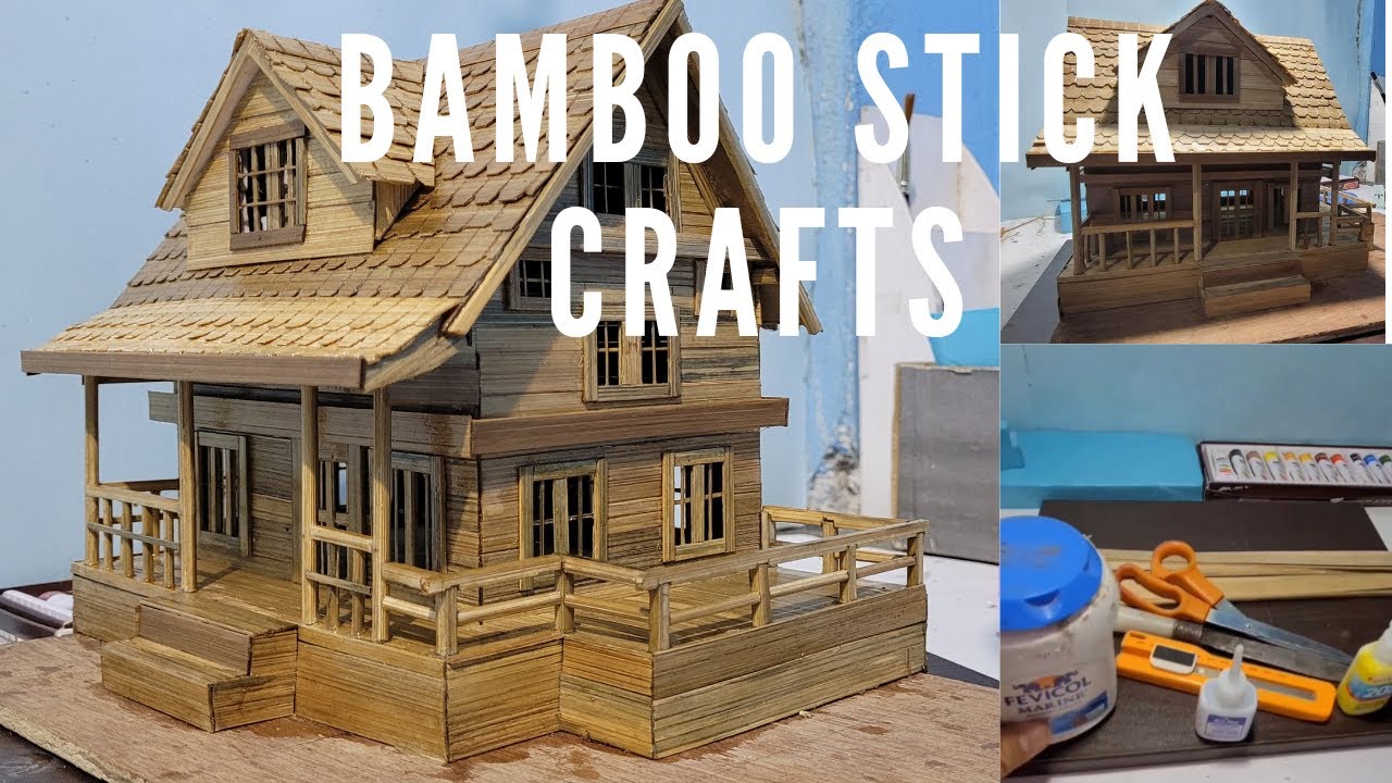 home made bomboo craft simple bamboo house design ideas (bamboo stick ...