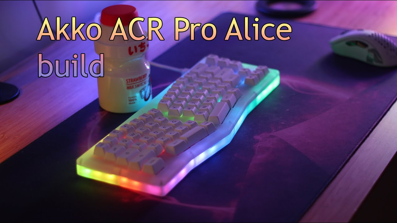 Akko ACR Pro Alice Plus build - YouTube