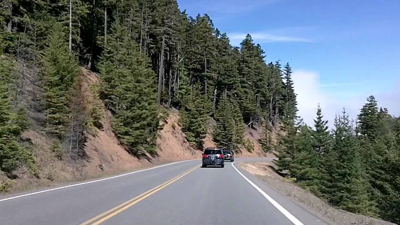 Hurricane Ridge, The Drive Downhill, Olympic National Park Time Lapse ...