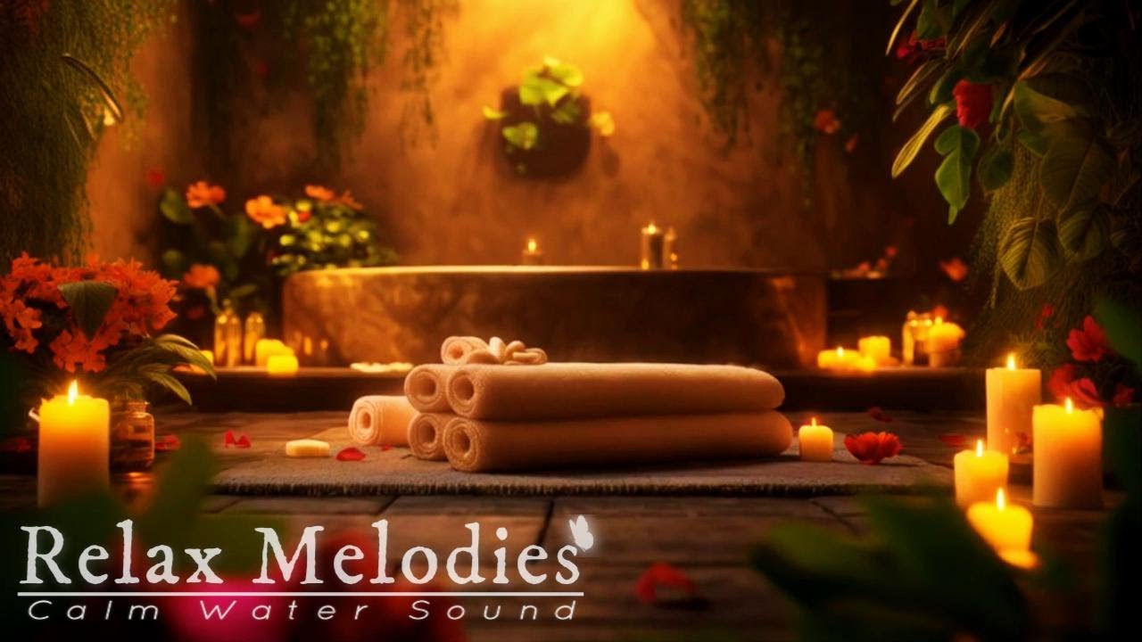 Spa Music and Water Sounds that Calm The Mind 🌺 Sleep Music, Relaxing ...