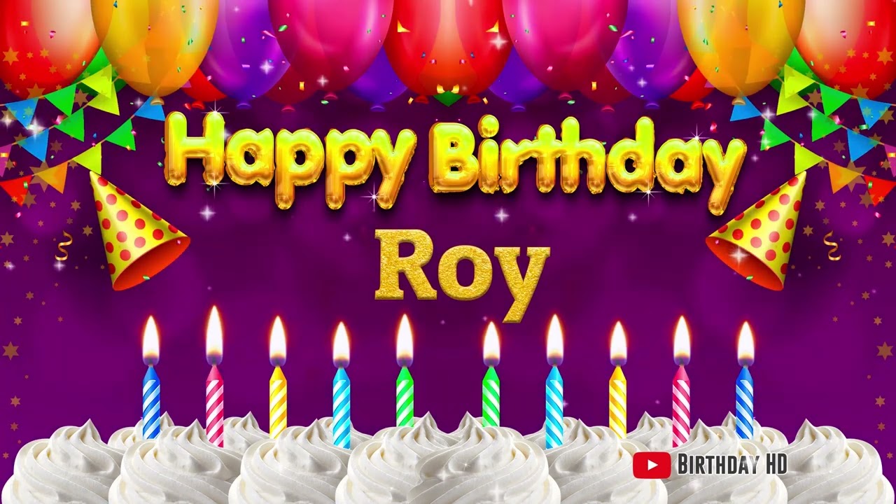 Party Happy Birthday Roy