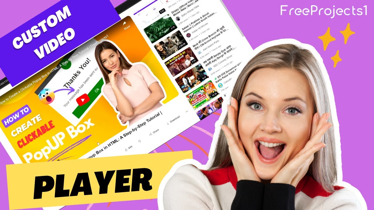 Build Your Own Youtube Player Html Css And Javascript Tutorial 1239