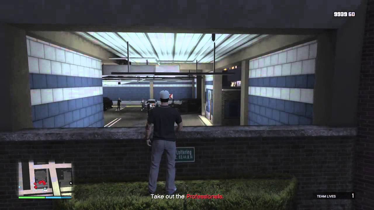 Grand Theft Auto V Online Mission (Rooftop Rumble) - YouTube