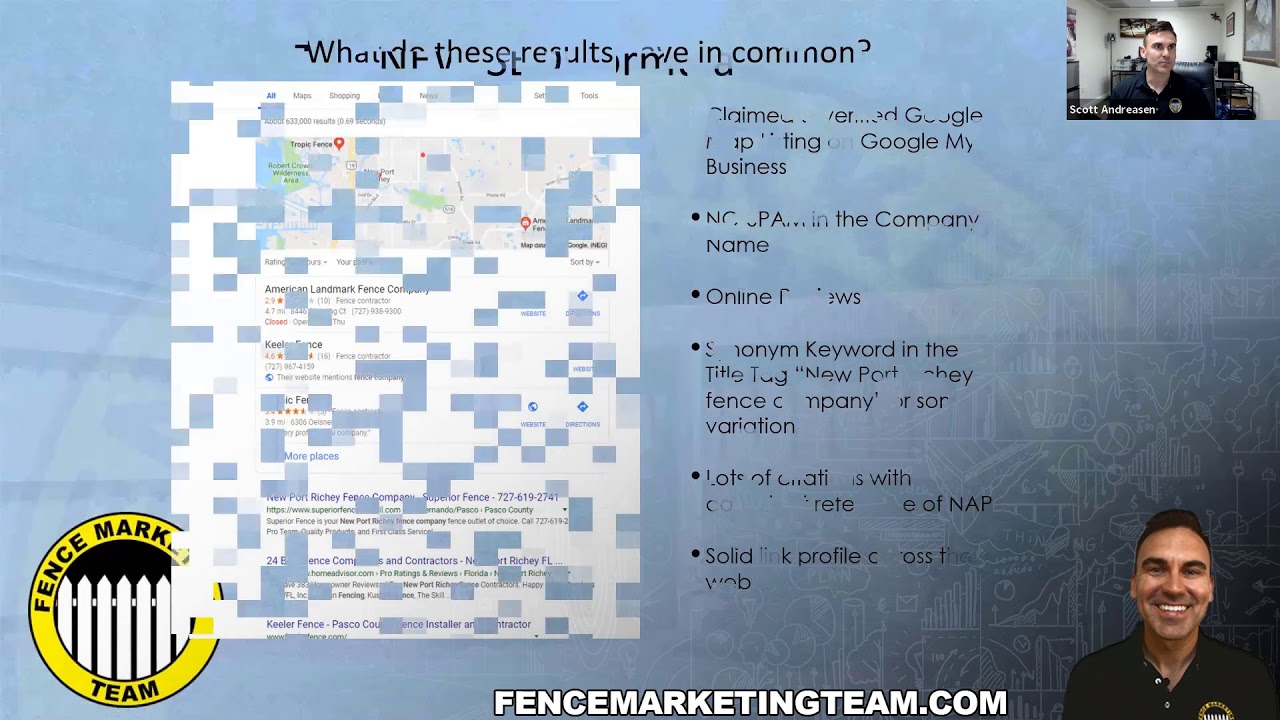 How To Rank A Fence Website on Google Maps - YouTube