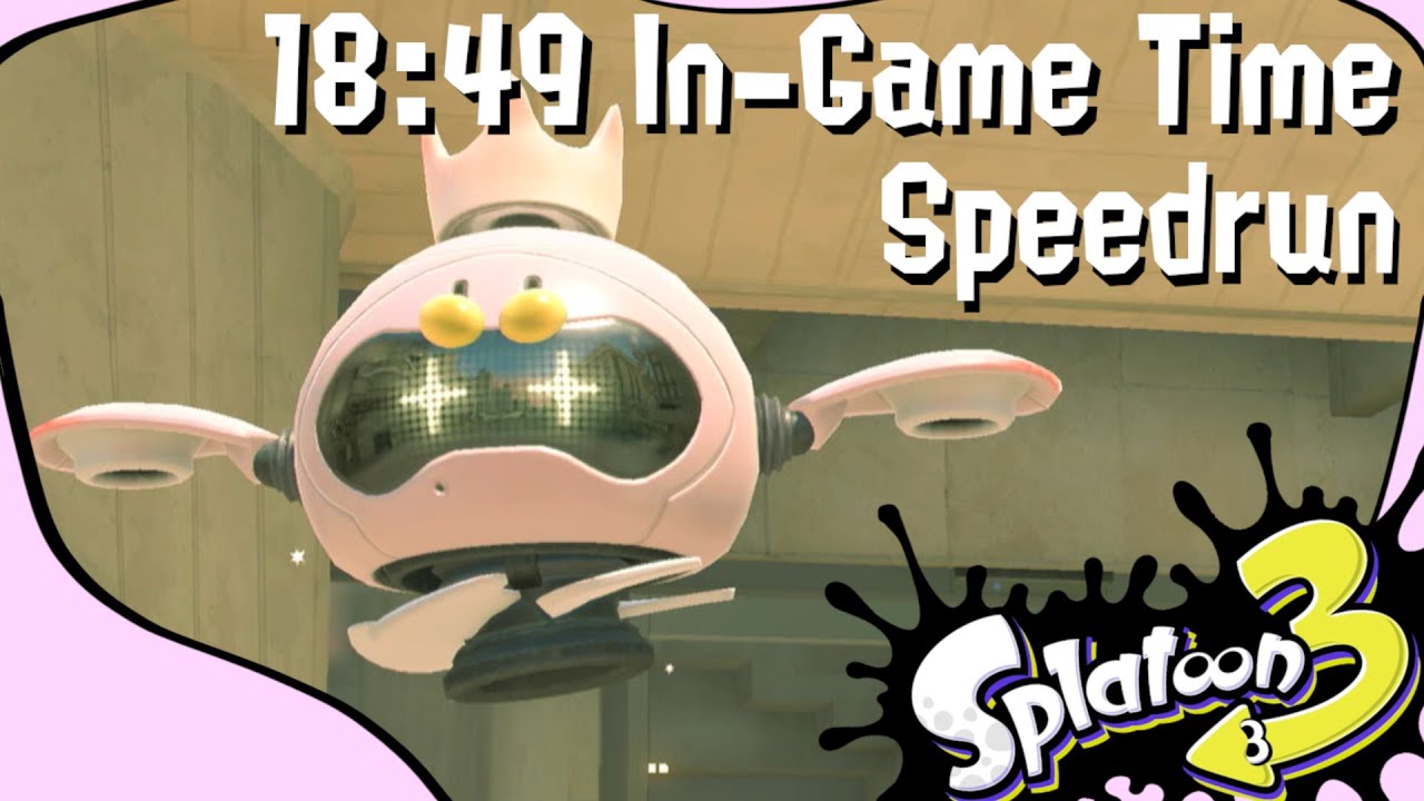 Splatoon Side Order IGT Speedrun: (Agent Eight Palette Hackless no ...