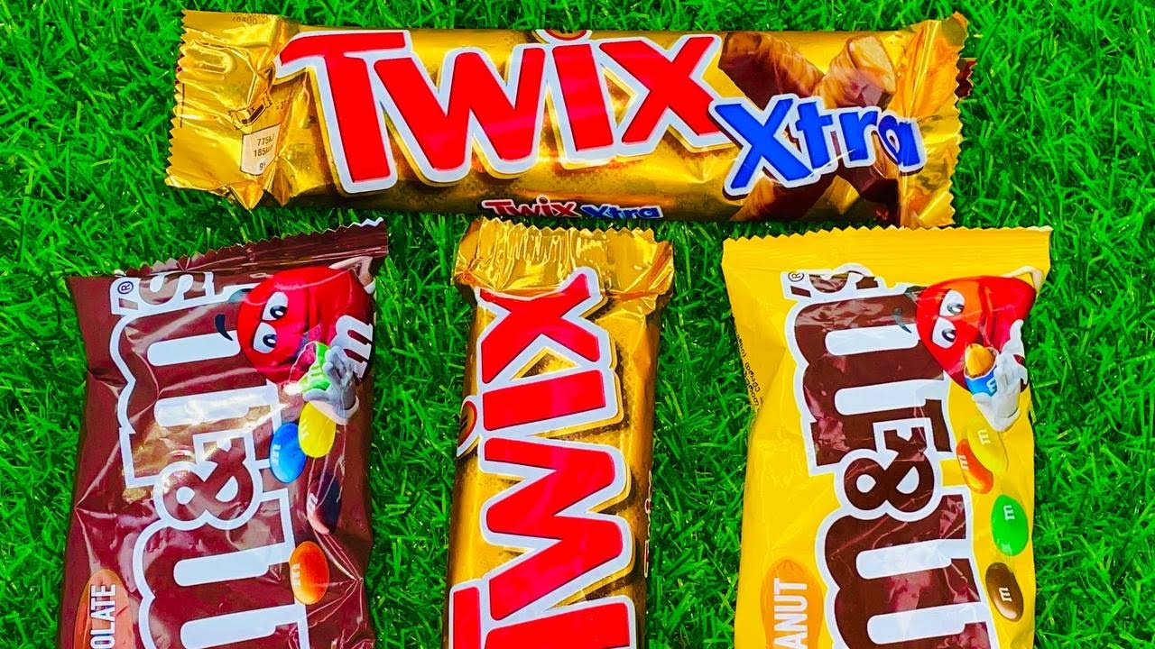 Satisfactory video | Twix vs M&Ms | ASMR | 4K - YouTube