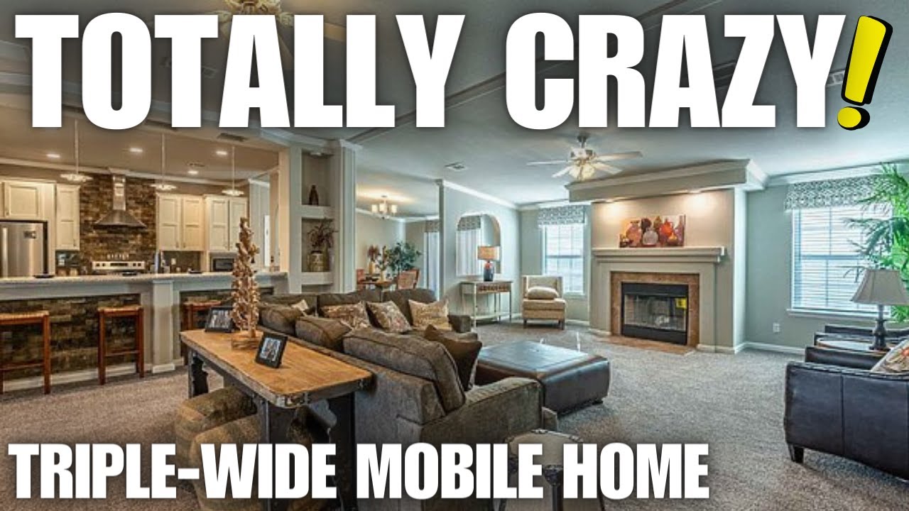 Guaranteed to AMAZE you once we step inside this GIGANTIC triple wide ...