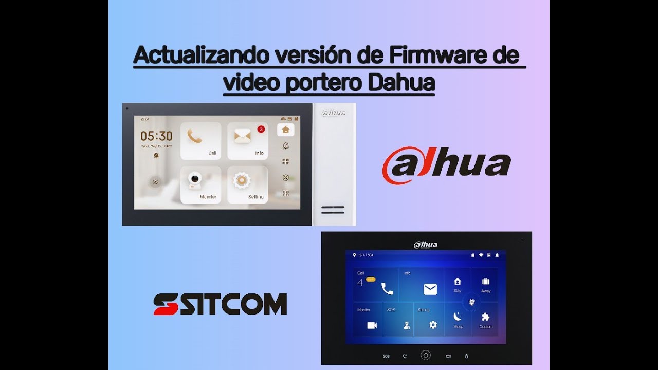 Actualizar Firmware video portero Dahua - YouTube