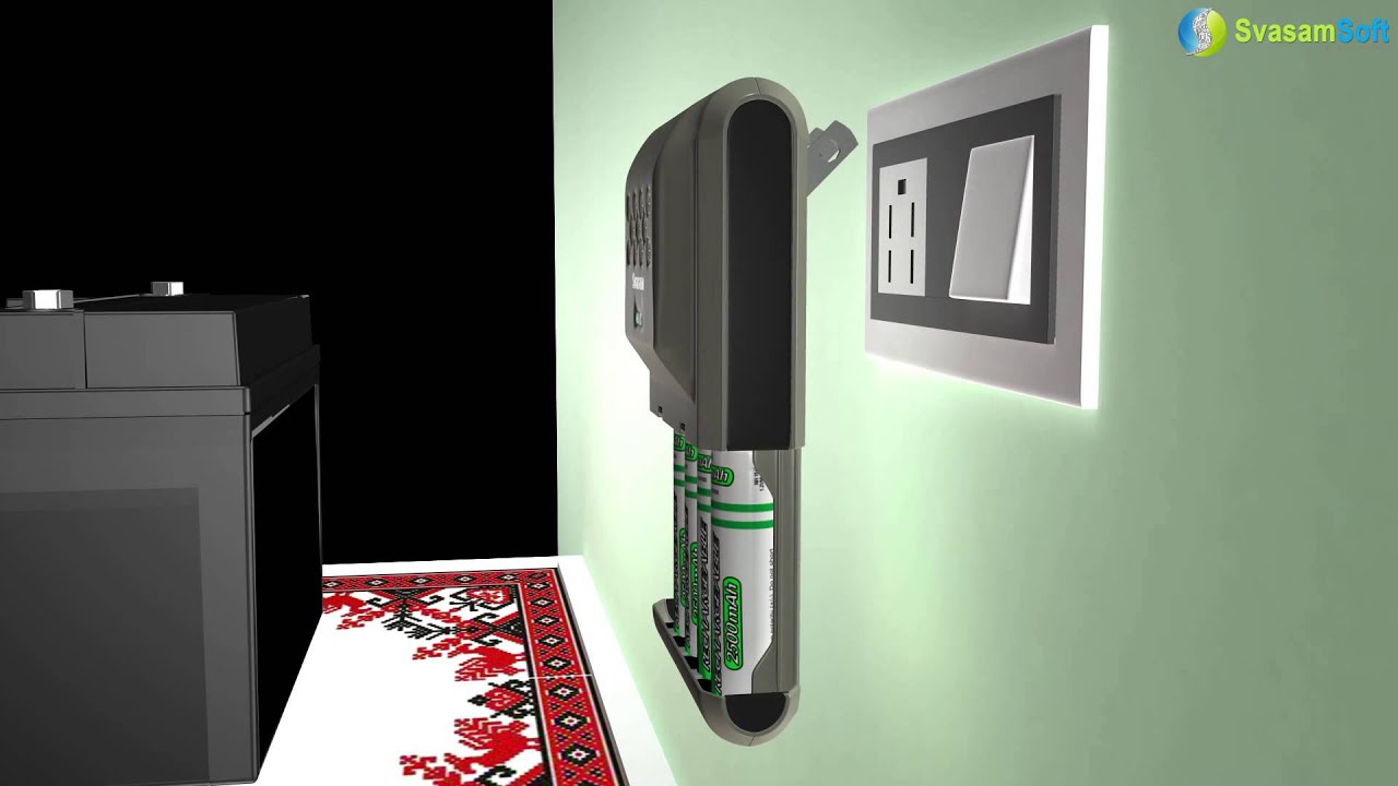 Batteries 3D Animation done by svasam soft - YouTube