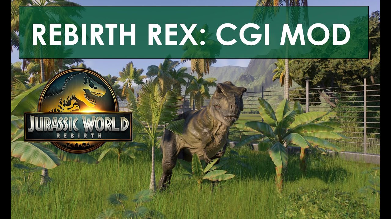 JWE2 Mod: CGI Model Rebirth Rex - YouTube