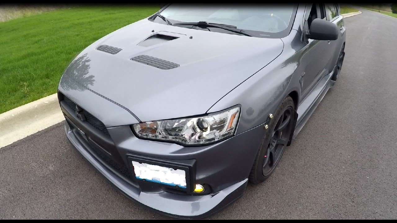 SOLD : My Mitsubishi Evo X - 2-Step - Custom Exhaust - YouTube