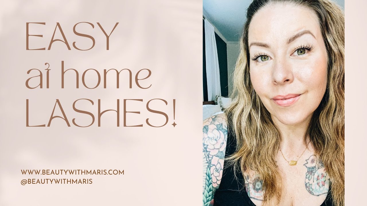 Easy At Home Lashes - YouTube
