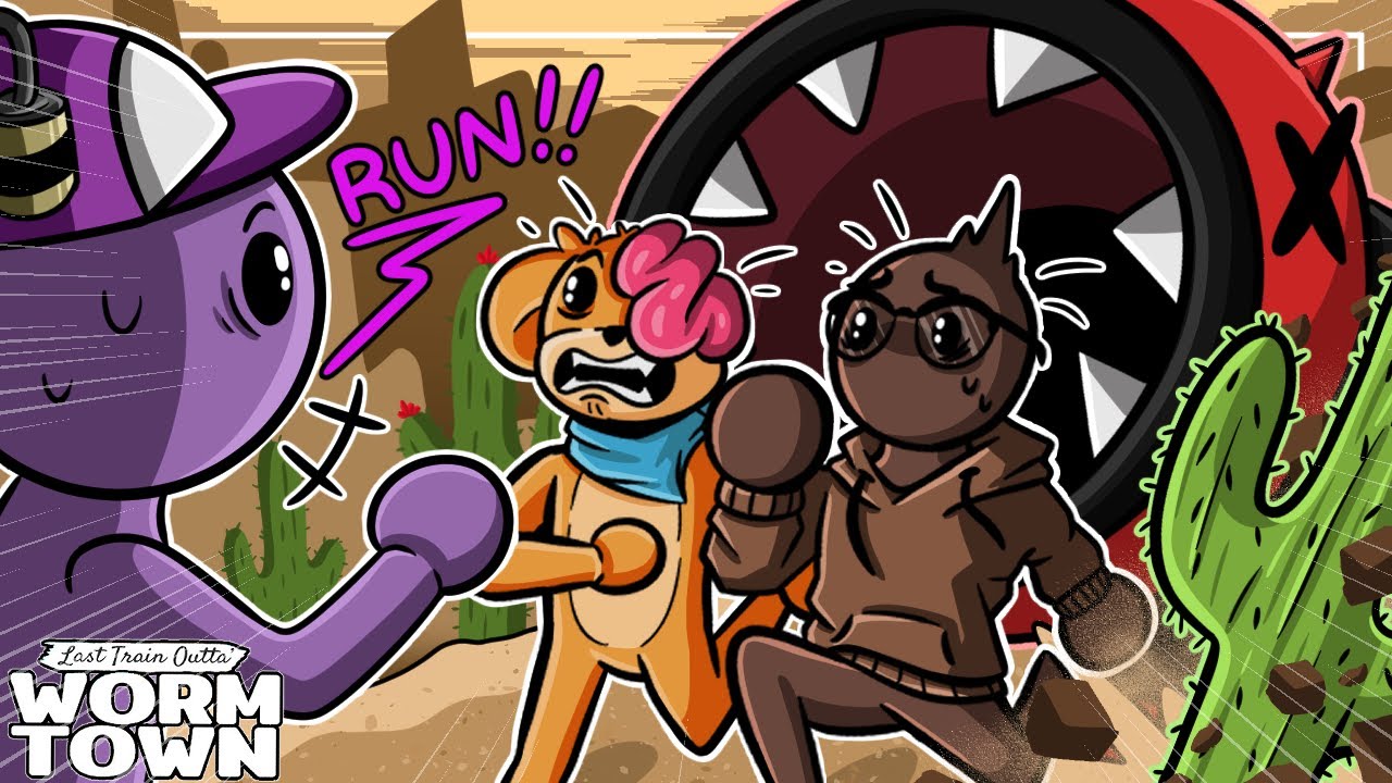 KYLE MIGHT BE WORM FOOD! | Last Train Outta Wormtown (ft. Cartoonz ...