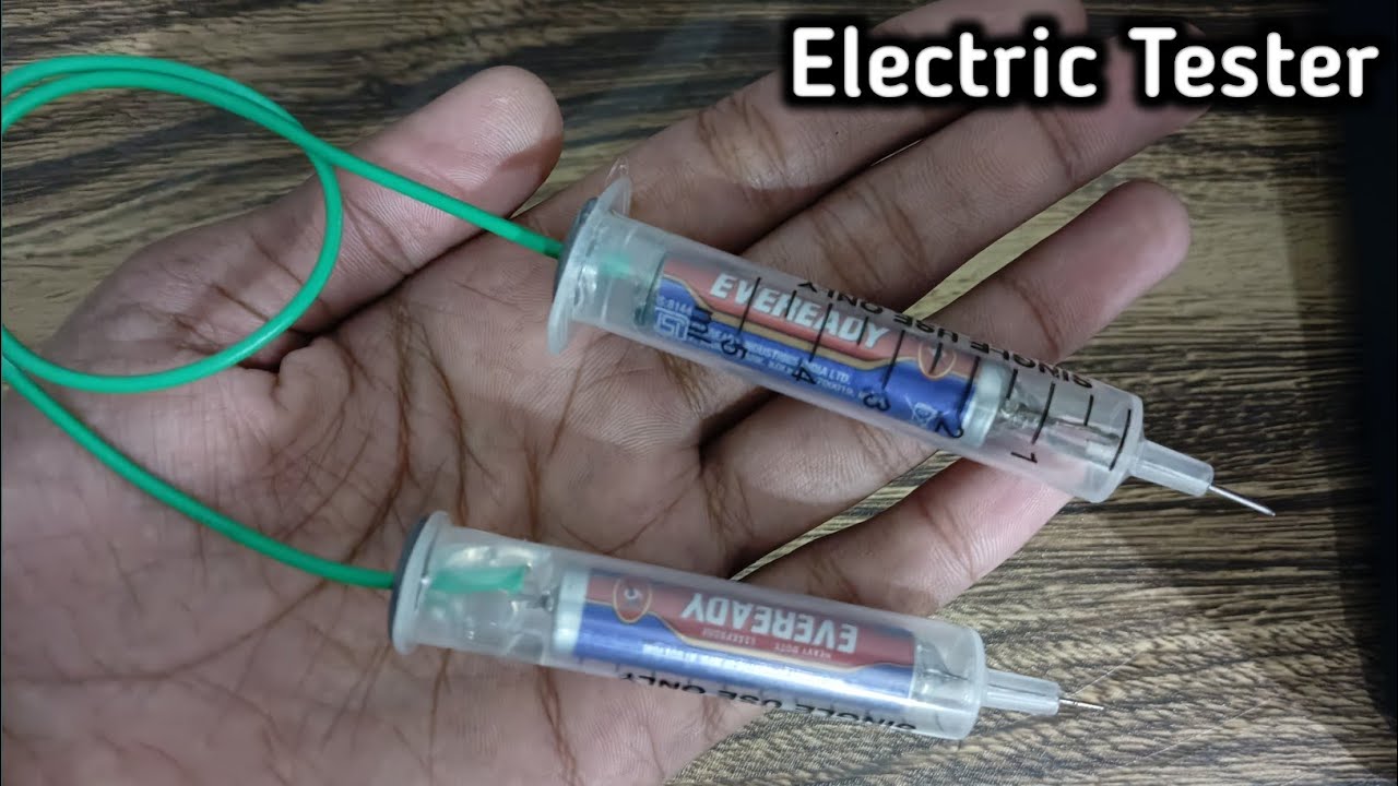 How to make DC Electric tester at home || Electric tester || - YouTube