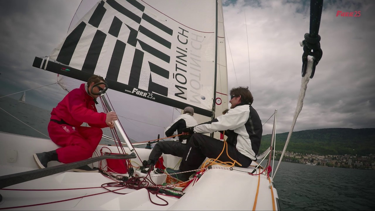 Onboard Farr 25 One Design - YouTube