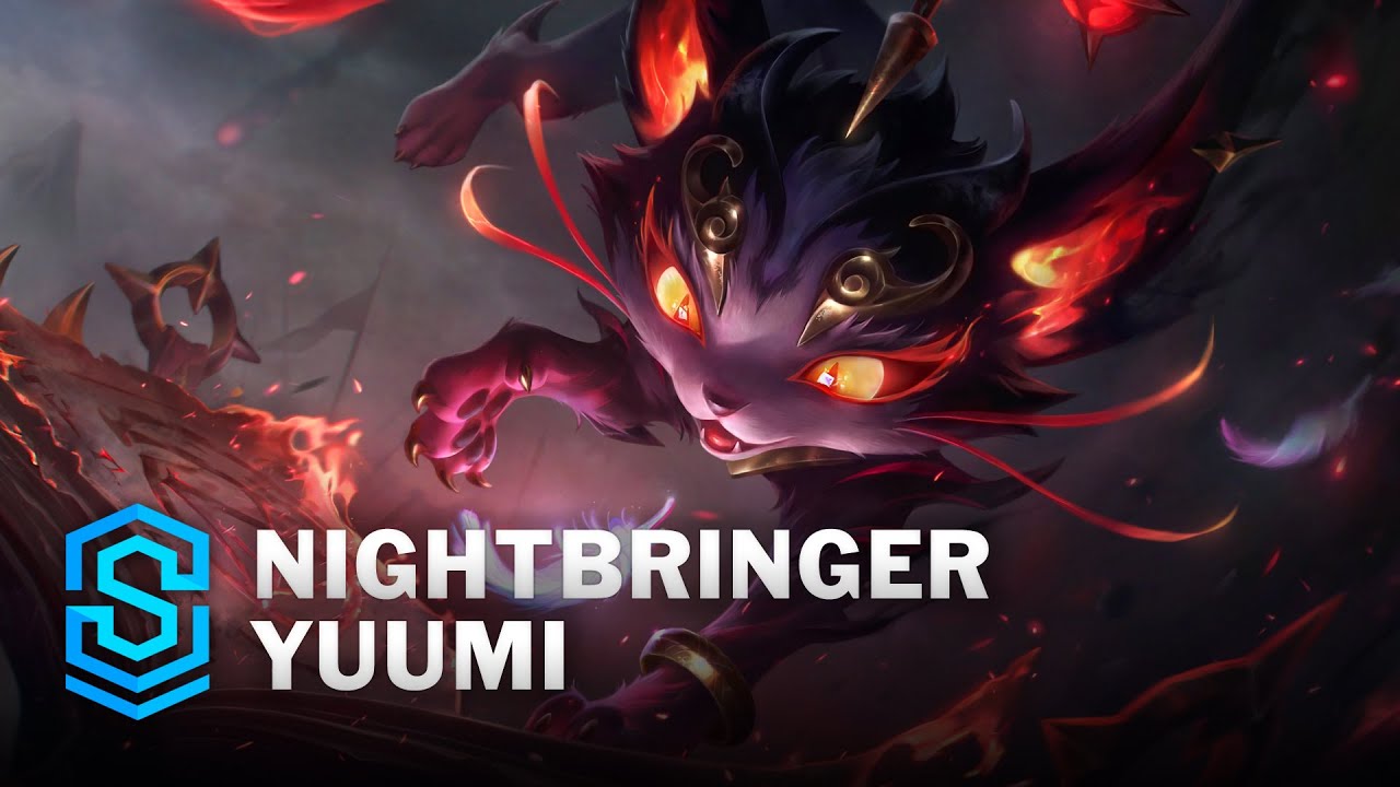 Nightbringer Yuumi Skin Spotlight - League of Legends - YouTube