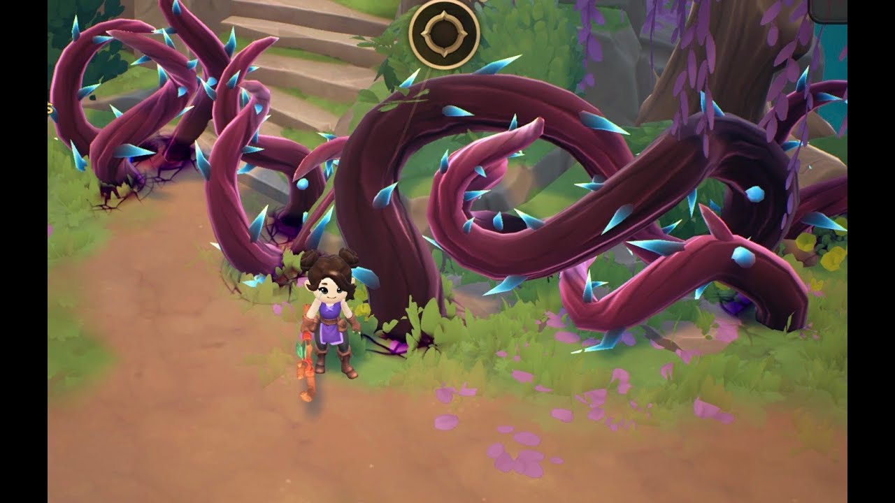 Taking Down Thorns With A Magical Staff!! Fae Farm Ep. 2 | Mrs. Z1 ...